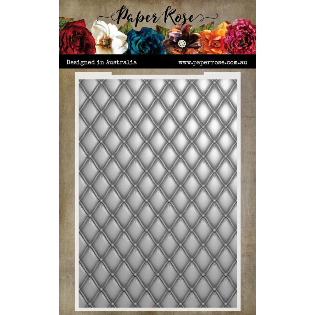 Paper Rose - Tufted Elegance 3D Embossing Folder – 3 Wise Crafters