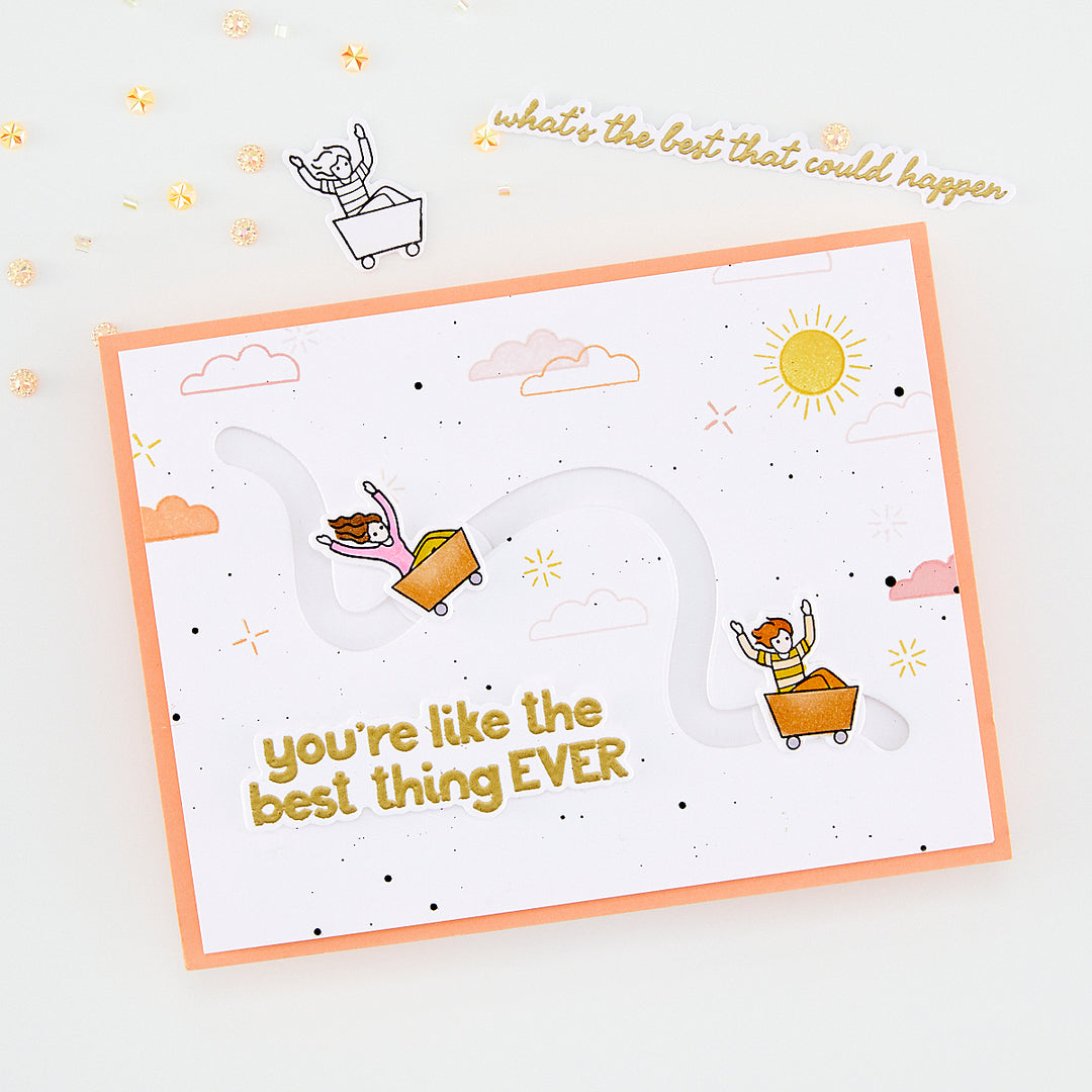 Hero Arts - Wild Ride Stamp & Cut Set – 3 Wise Crafters