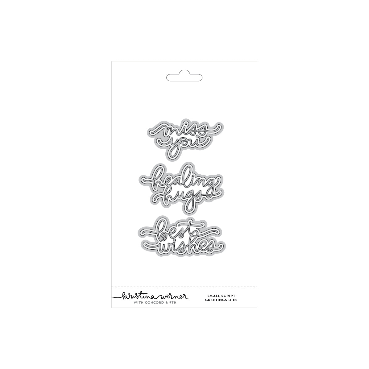 (PRE-ORDER) Concord & 9th (Kristina Werner) - Small Script Greetings D ...