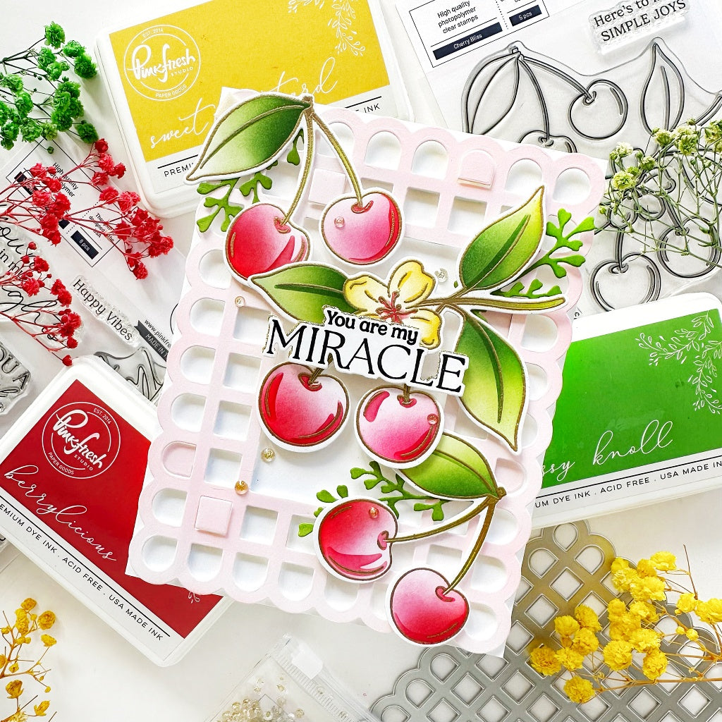 Pinkfresh Studio - Cherry Bliss Dies – 3 Wise Crafters